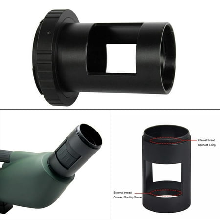 Spotting Scope Telescope Eyepiece Adapter Tube Sleeve Adapter Extension ...