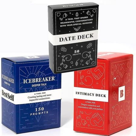 Icebreaker Deeper Talk Game Date Deck Intimacy Conversation Starter ...