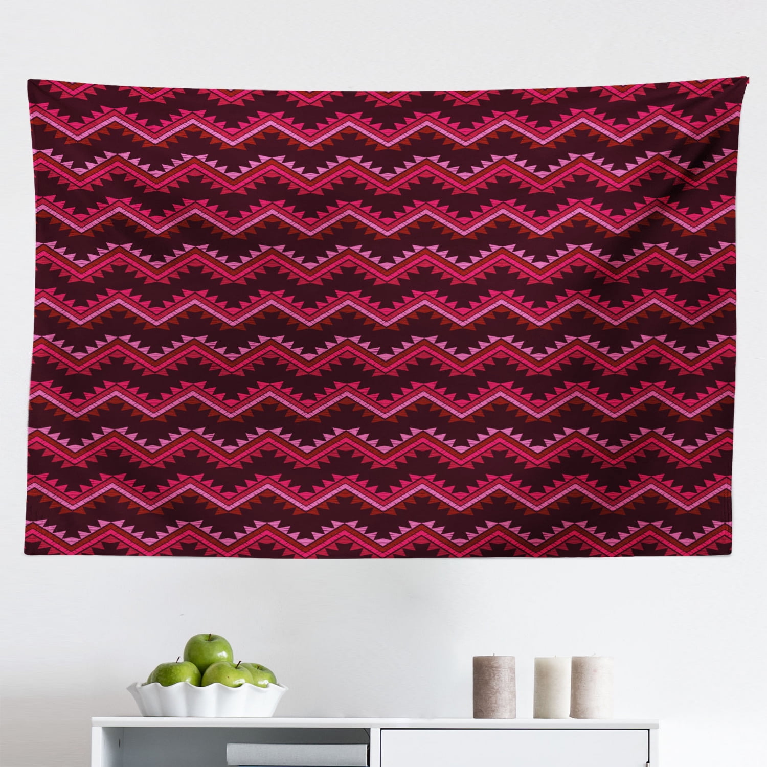 Aztec Tapestry, Hand Drawn Intricate Geometric Shapes Tribal Influence ...