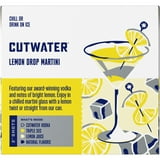 Cutwater Lemon Drop Martini 4 pack 12 fl oz Aluminum Cans, 11% ABV ...