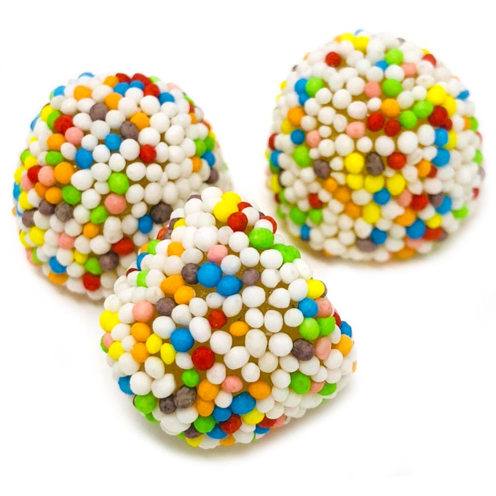 Rainbow Gummi Berries Sweet Nonpareils Non GMO Candy 3 pounds - Walmart ...