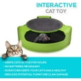 Pets First CAT Scratcher Spinning Mouse Toy for Cats - Interactive Cat ...