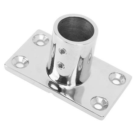 Boat Hand Rail Base 7/8 Inch 316 Stainless Steel Marine Rectangular ...