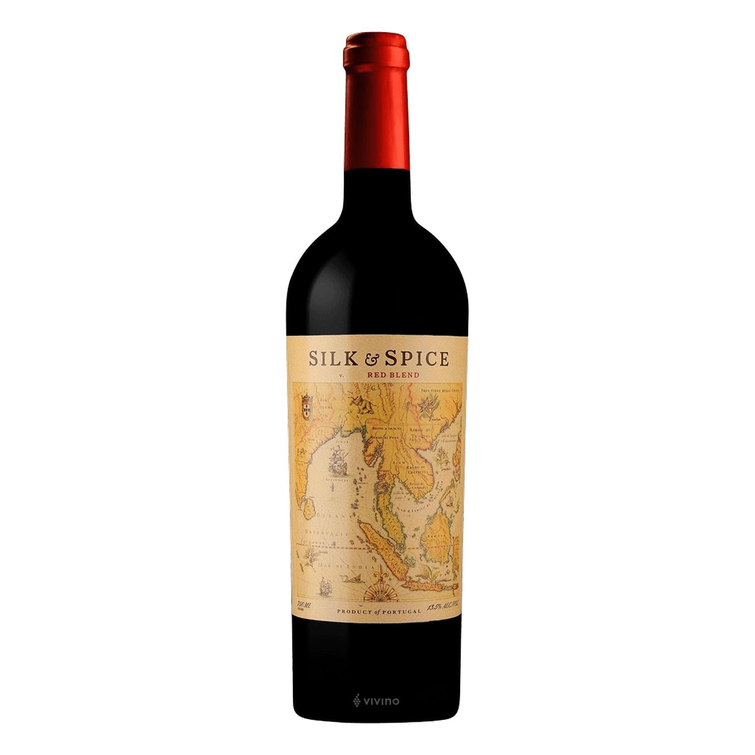 Vino Tinto Silk & Spice Red Blend 750 ml | Walmart en línea
