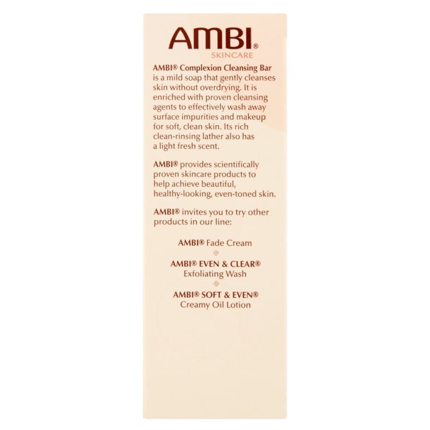 Ambi Cleansing Bar Soap Complextion 3.5oz 2 Pack - Walmart.com