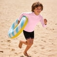 Boys Bathing Suit Boys Solid Long Sleeve Rash Guard and Swim Trunks Set ...