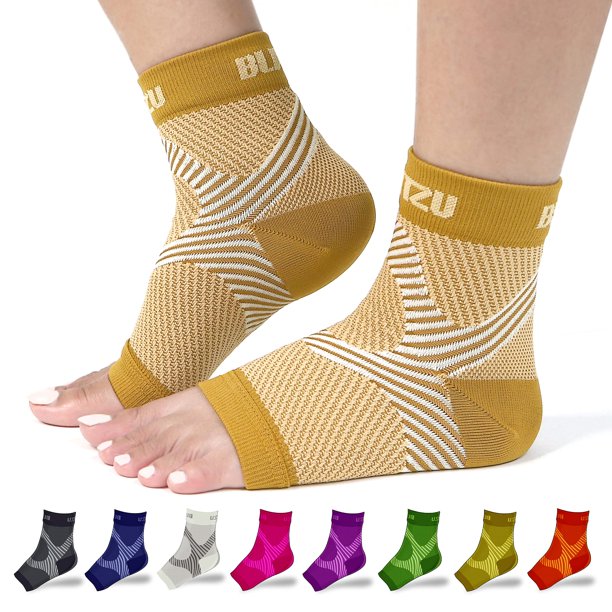 Ankle Support Sleeve Open Toe Compression Socks Night Splints for ...