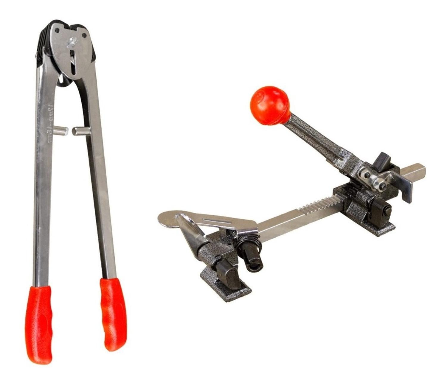 Flejadora Manual para Fleje de Plastico Kingsman Kit 2 Pzs gris ...