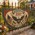 America 250th Anniversary Bunting Banner, Semiquincentennial 1776-2026 ...
