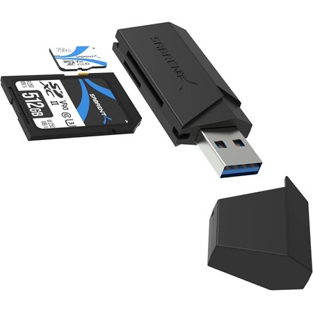 SuperSpeed 2-Slot USB 3.0 Flash Memory Reader for Windows, Mac, Linux ...