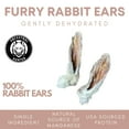 Dehydrated Rabbit Ears for MMF7 Dogs & Cats - Rabbit Ear Dog Treats ...