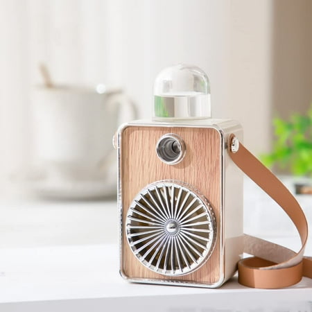 Carry-On Lanyard Retro Spray Fan, 2022 New Rechargeable Usb Fan with ...