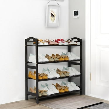 UBesGoo 3-Tier Entryway Shoe Bench Hallway Shoe Storage Rack Organizer ...