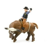 Little Buster Toys Rodeo Playset - 2 Bucking Bulls with Riders - Bull ...