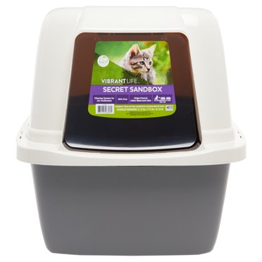 Vibrant Life Sand Sifting Oasis Cat Litter Box, Beige - Walmart.com