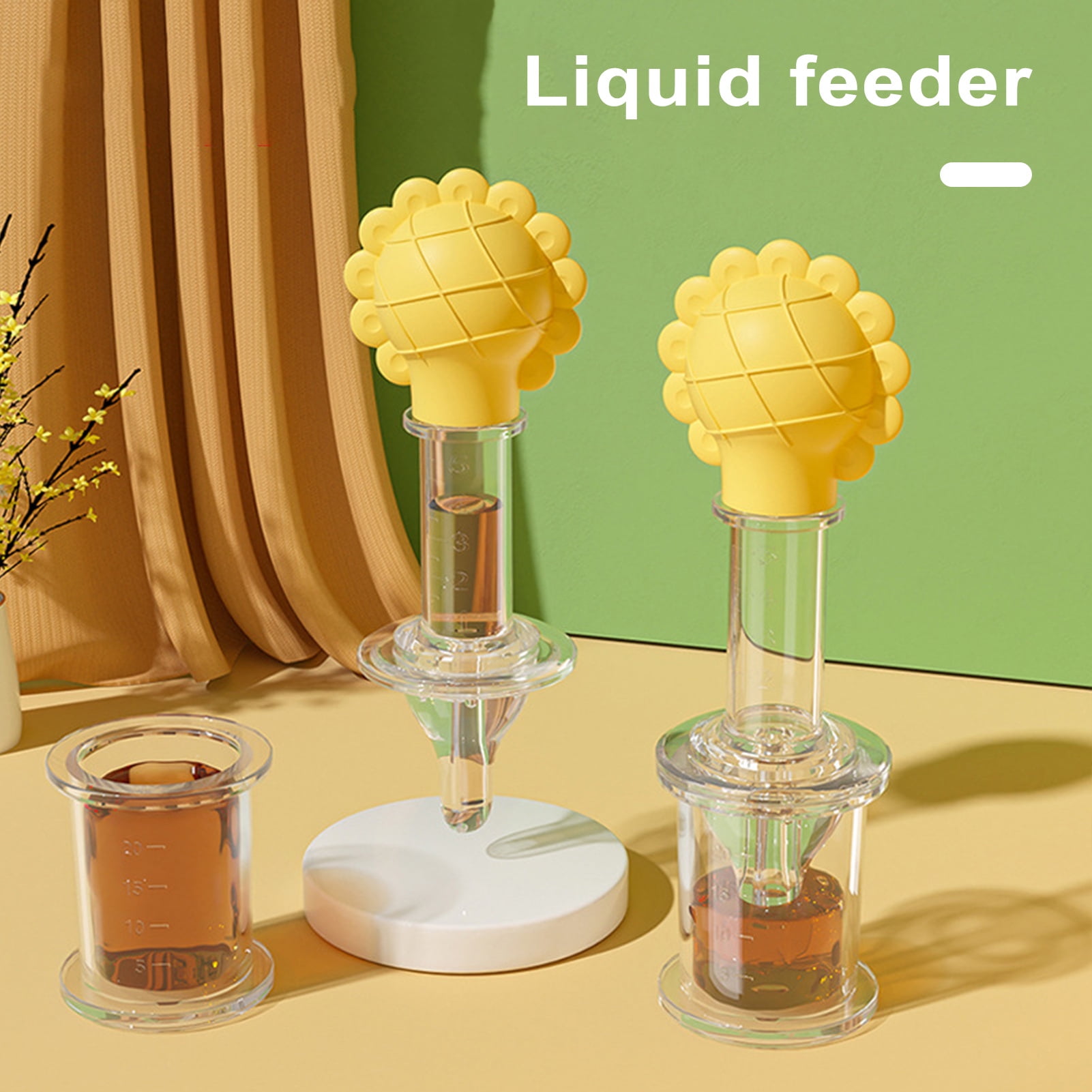 Baby Liquid Food Applicator with Scale - Soft Silicone Pacifier Liquid ...