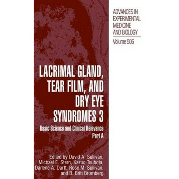 Pre-Owned Advances in Experimental Medicine and Bi Lacrimal Gland, Tear ...