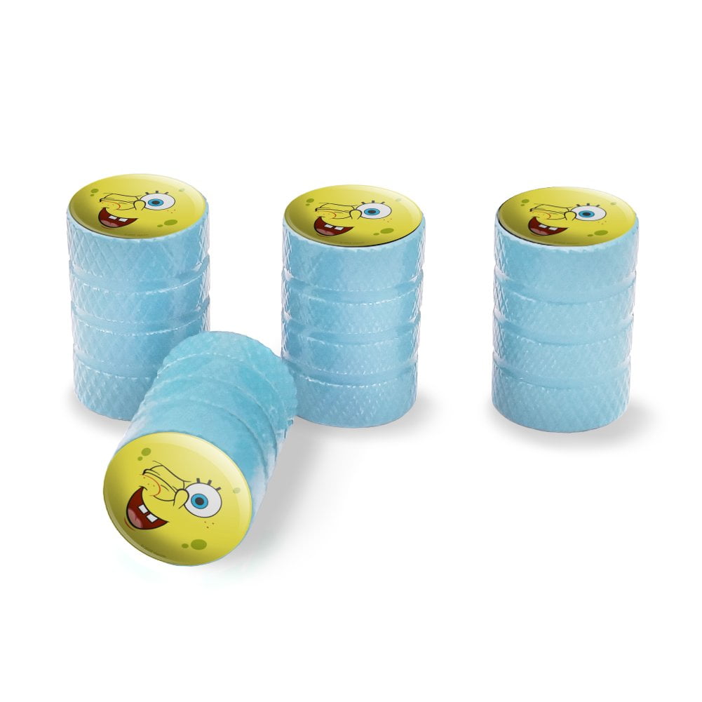 SpongeBob Winking Face Tire Rim Wheel Aluminum Valve Stem Caps ...