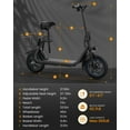 URBANMAX C1 Foldable Commuter Electric Scooter, 450W Motor, 22 Miles ...