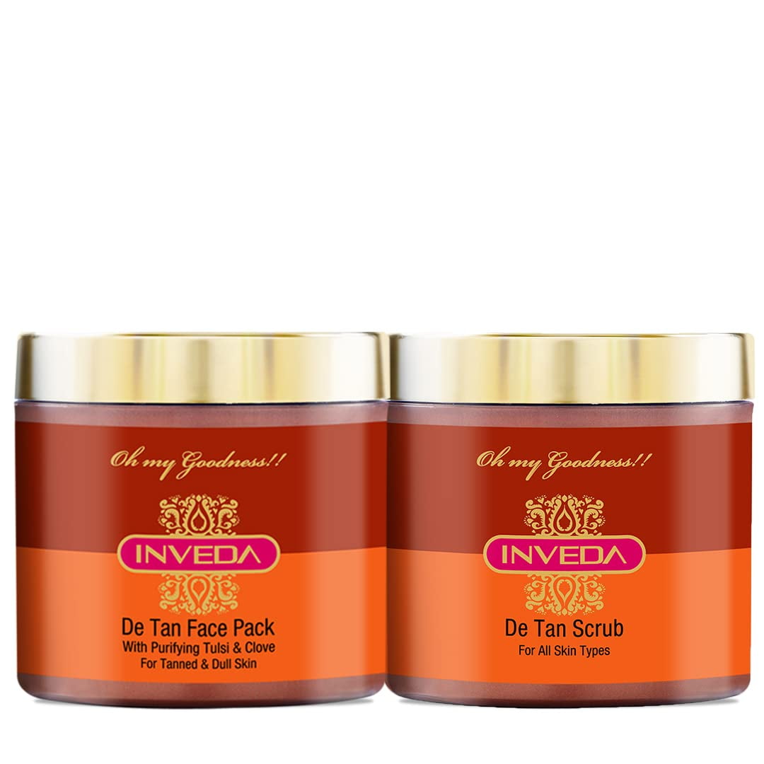 Inveda De Tan Expert Kit for Removing Dark Spots, Blemishes & Redness ...