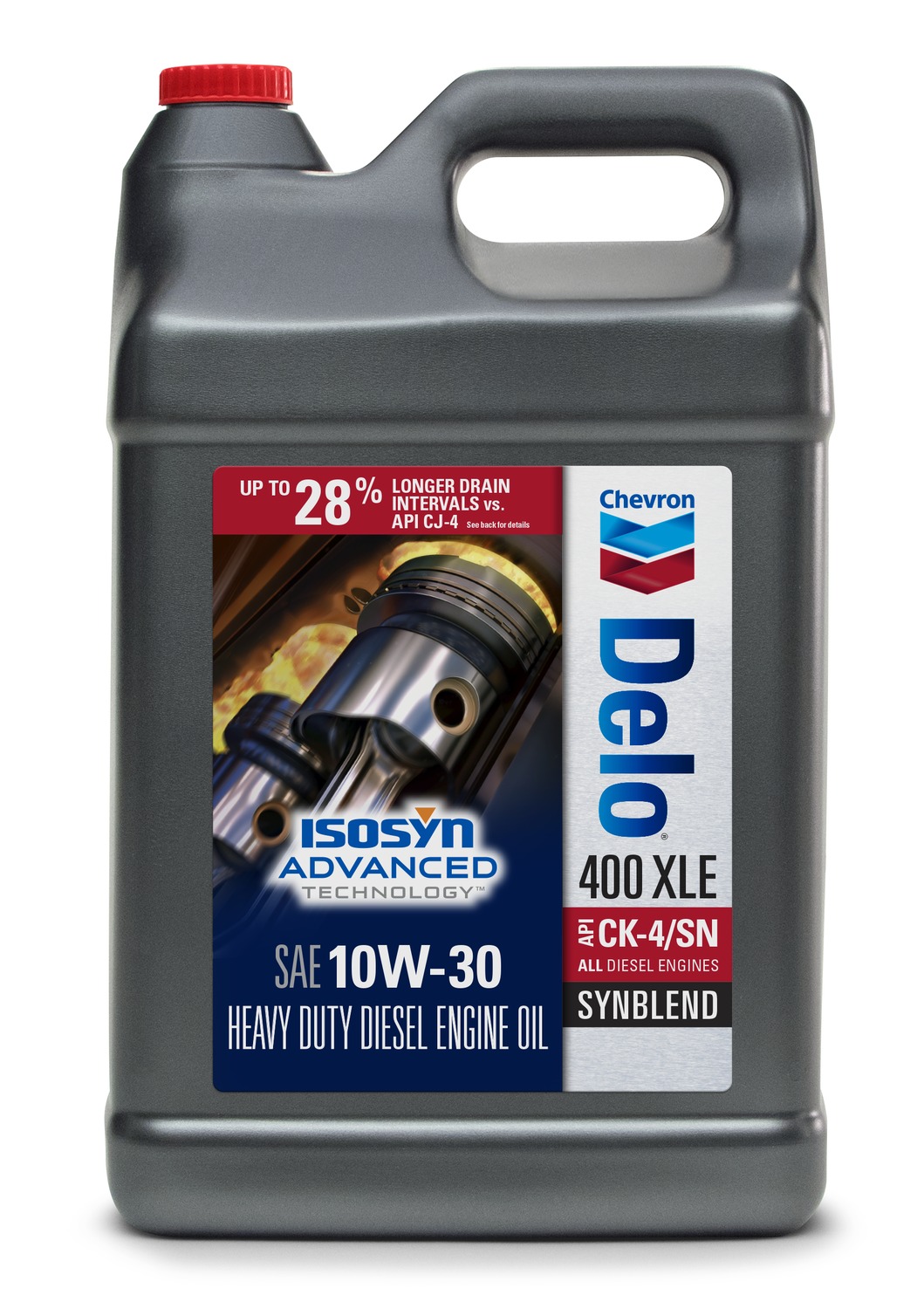 Chevron Delo 400 XLE SAE 10W 30 With ISOSYN Advanced Technology 2 5