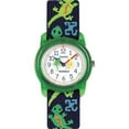 TIMEX TIME MACHINES® 29mm Gecko Elastic Fabric Kids Watch - Walmart.com
