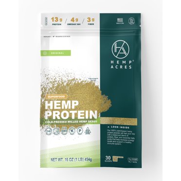 Nutiva Organic Hemp Protein Powder, Vanilla, 15g Protein, 1.0lb, 16.0oz ...