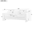 Modern 3 With Wood Legs, Beige Fabric, Foam + Pocket Spring Cushion For ...