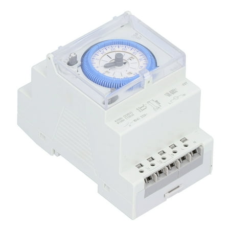 Mechanical Timer,DIN Rail 15 Minutes Intervals Electrical Heavy Duty ...