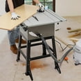 "WhizMax 10"" Compact Table Saw - 15A, 90° Cross & 0-45° Bevel Cut ...