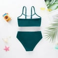 Esho Teenage Girls Summer Swimsuits, Little Girl Solid Bikinis Bathing ...