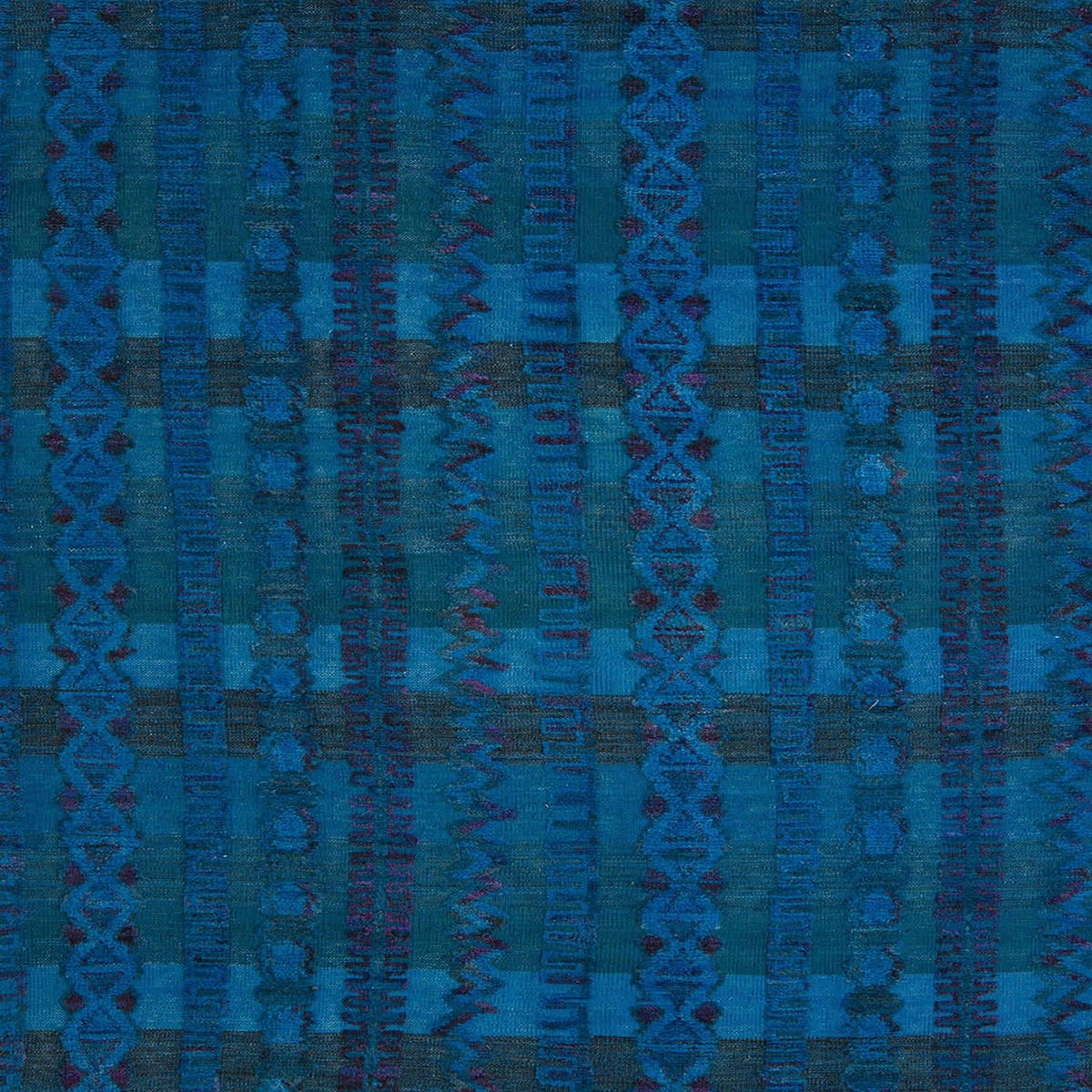 Ahgly Company Indoor Square Abstract Blue Eyes Blue Abstract Area Rugs ...