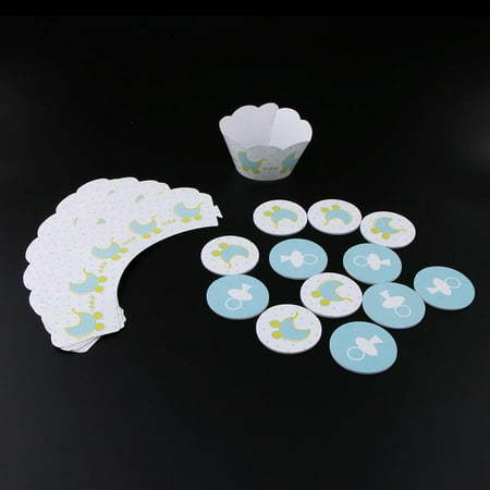 12 Carriage Pacifier Cupcake Topper And Wrapper | Walmart Canada