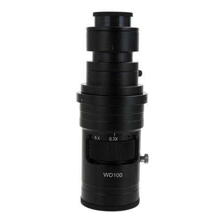Adjustable 180X 120X 300X 200X 130X Zoom C-mount Lens 0.7X~4.5X ...