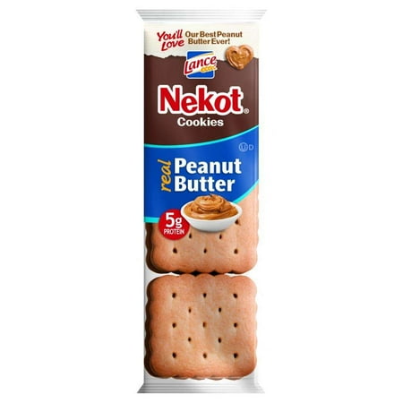 Lance Sandwich Cookies Nekot Peanut Butter, Single Pack - Walmart.com