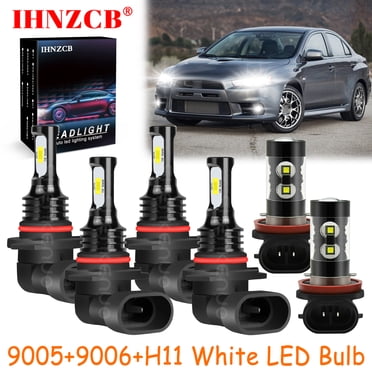 Miumaeov Fit For 2008-2017 Mitsubishi Lancer EVO X Pair Headlamps ...