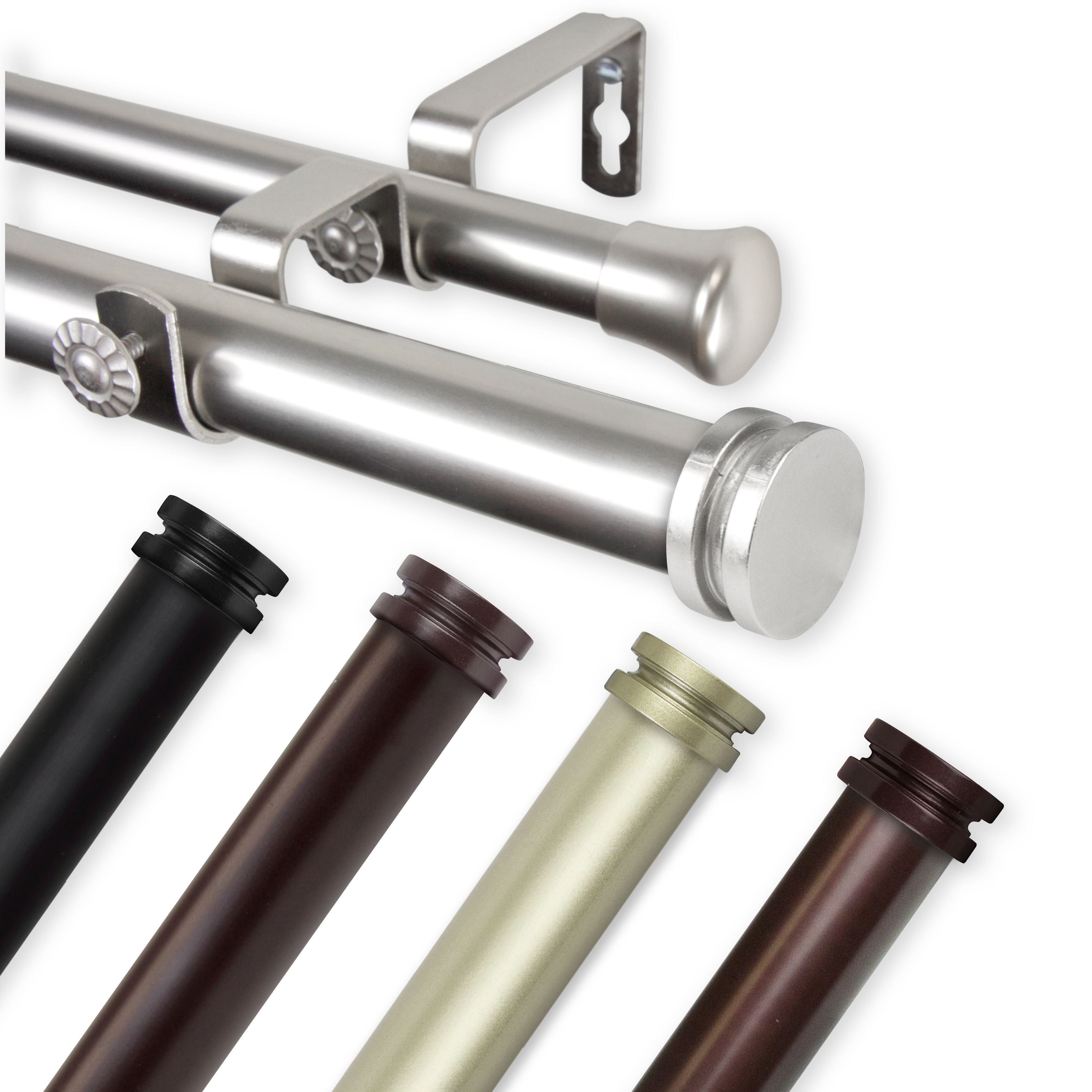 Bun Double 1 Dia Curtain Rod 48 84 Inch Bronze Walmart bun-double-1-dia-curtain-rod-48-84-inch-bronze-walmart