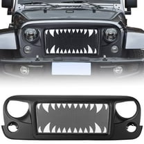 American Modified Shark Grille for 2007-2018 Jeep Wrangler JK Models ...