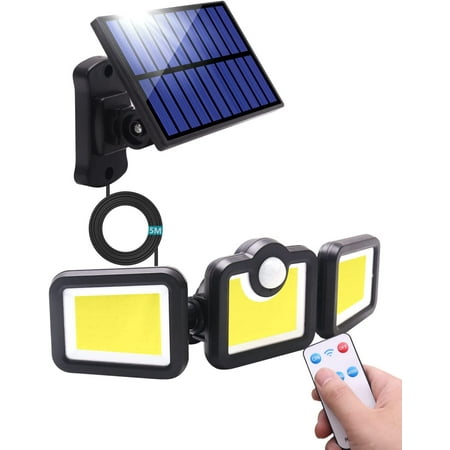 Outdoor Solar Light Motion Sensor 171 LED Solar Light with Remote ...