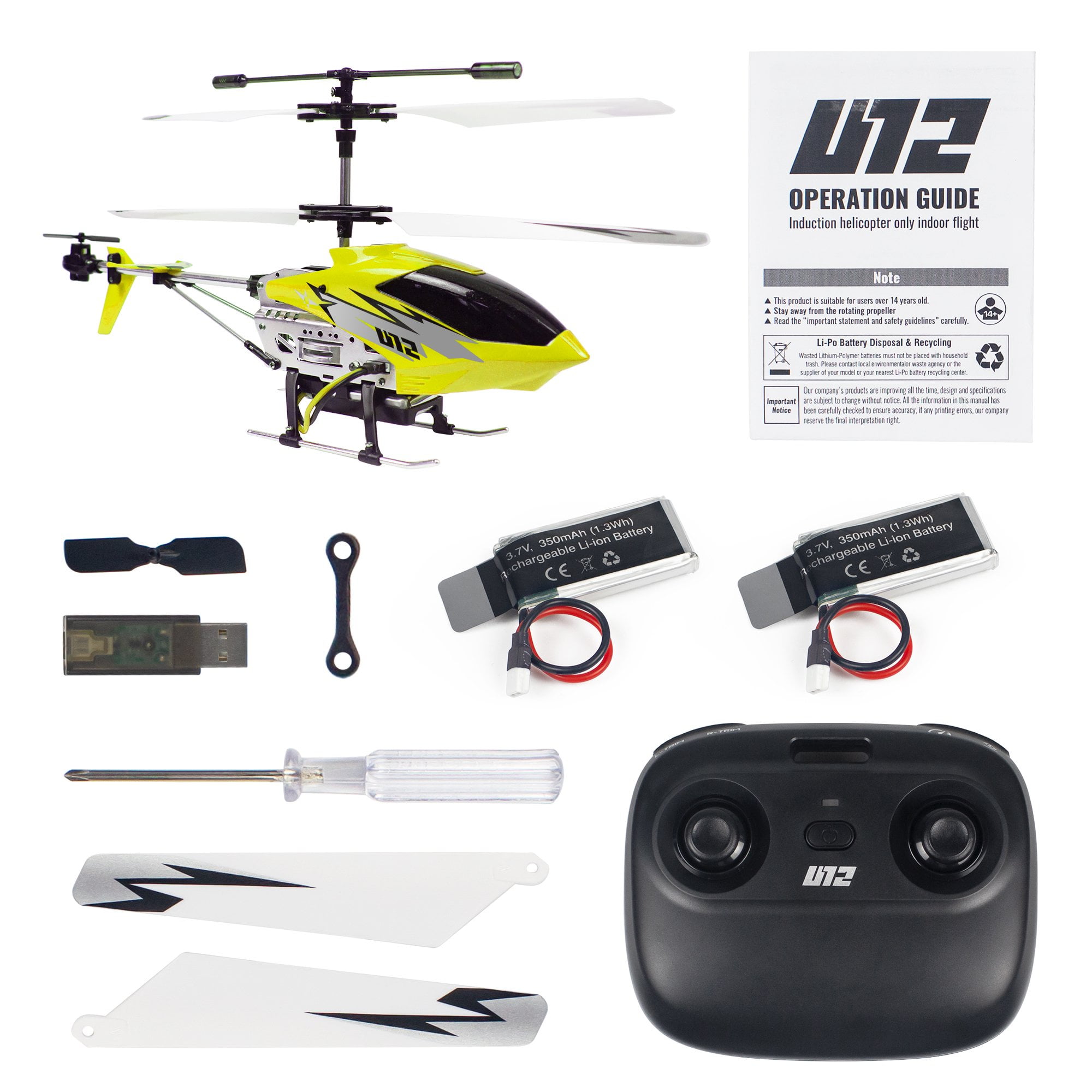 Buy U12 Mini Metal RC Helicopter Remote Control Helicopter with ...