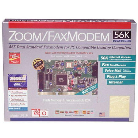 zoom 2919-00-00l 56k/14.4k v90 k56 flex isa single | Walmart Canada