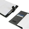 Black Full Grain Premium Leather Refillable Journal Cover with A5 Lined ...