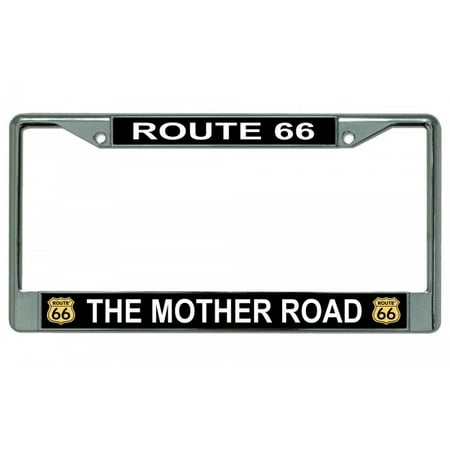 Route 66 The Mother Road Chrome License Plate Frame | Walmart Canada