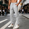 BangWanChi Mens Long Cuffed Pants Men's Summer Breathable Loose Mesh ...