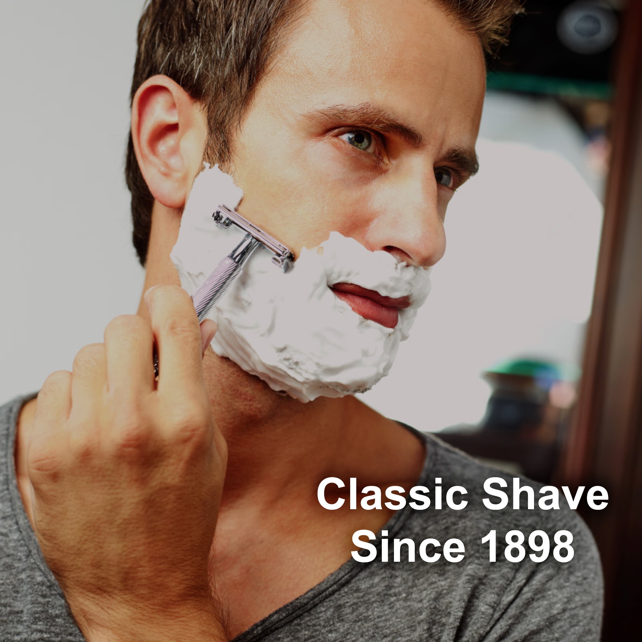 Wilkinson Sword Men’s Double Edge Safety Razor, 1 Handle + 5 Refills ...