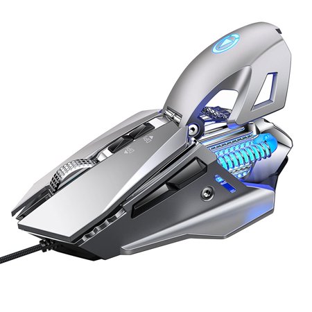 YellowDell 7200DPI Gaming Mechanical Wired Gaming Mouse With Brushed ...