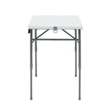 Mainstays 40"L x 20"W Plastic Adjustable Height Fold-in-Half Folding ...