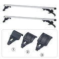 46" Car Top Roof Rack Cross Bar Cargo Carrier Aluminum For Audi A3 A4 ...