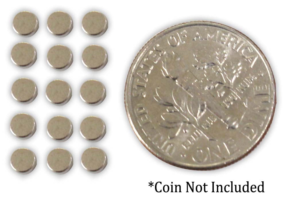 12 Piece 1/8" Mini Deep Rare Earth Magnets For Crafting : ( Pack of 2 ...