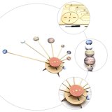 WORGEOUS Model Kit DIY Planetary Model Astronomy Learning Kit Child ...